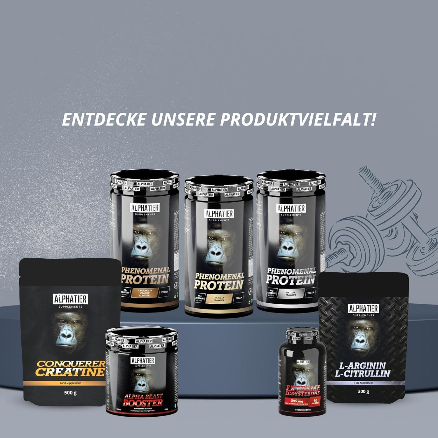 Buy Creapure Creatine Capsules - Vegan High-Dose 240 Caps - 750mg Pure ...