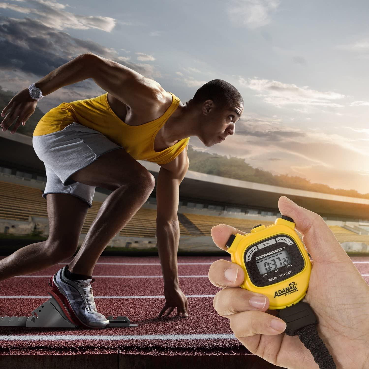 MARATHON Adanac 3000 Digital Sports Stopwatch Timer - Large Display ...