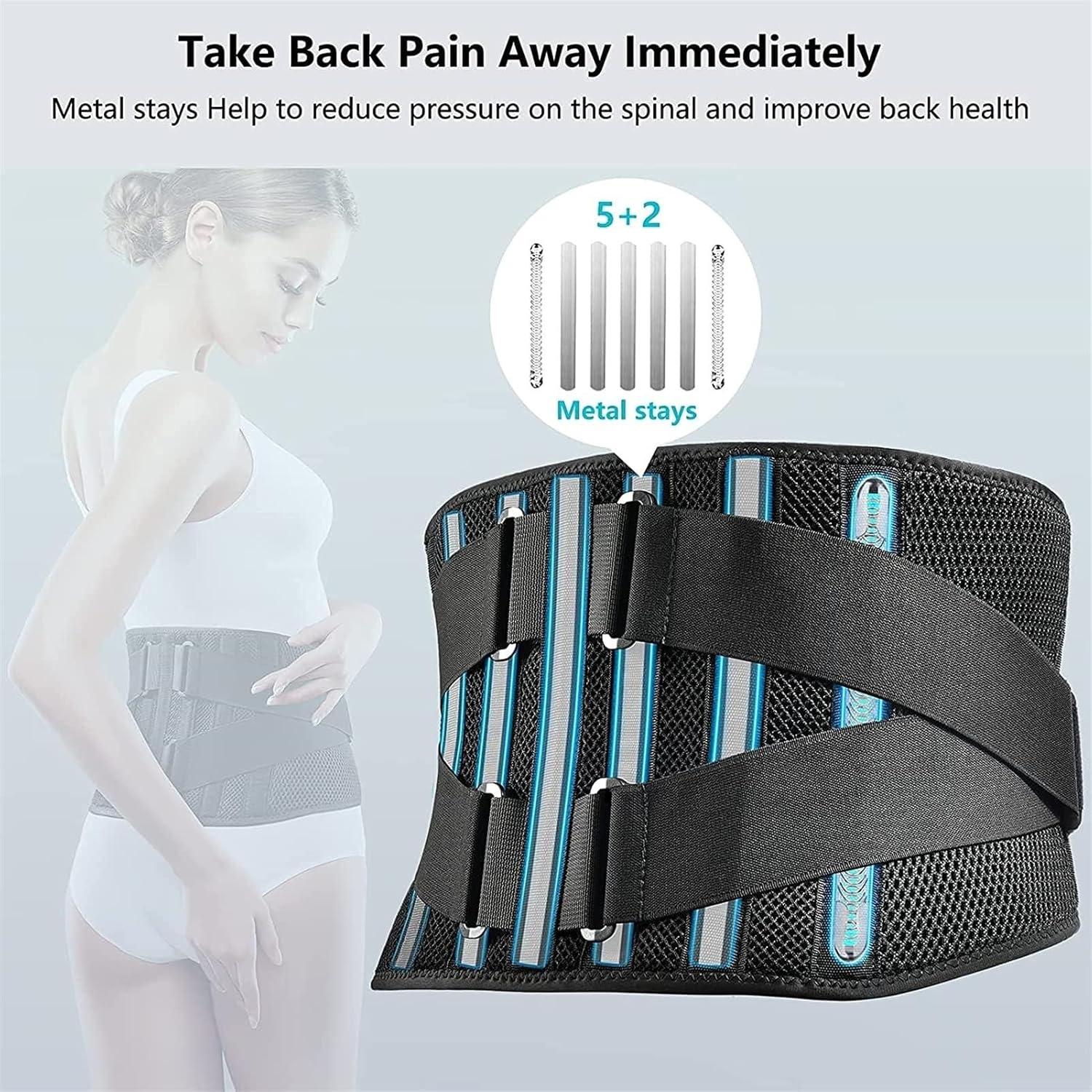 Adjustable Lower Back Bandage - Lumbar Support for Men & Women | Pain ...