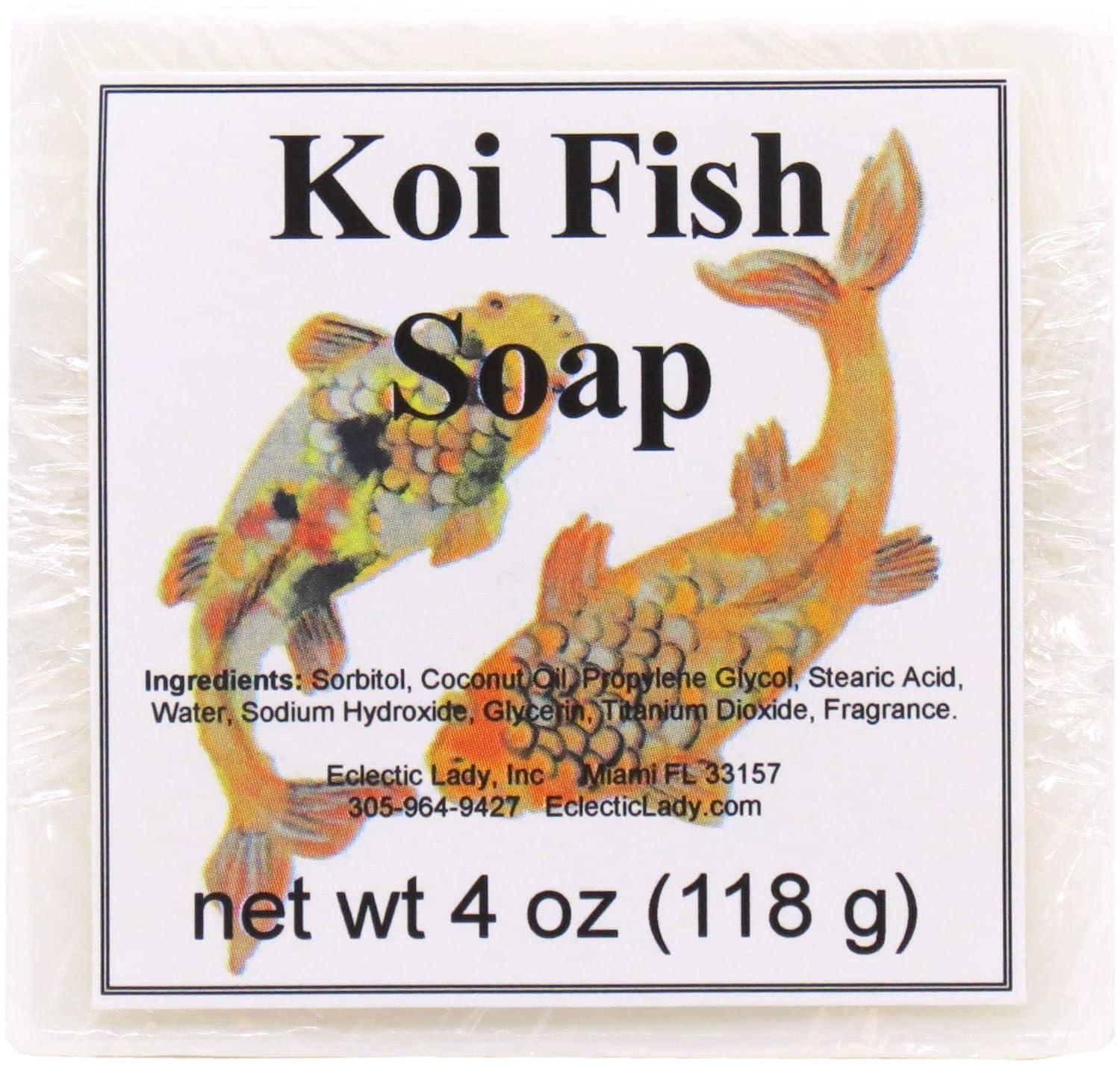 Autumn Rain Scented Glycerin Soap | Koi Fish Design | Handmade Eco ...
