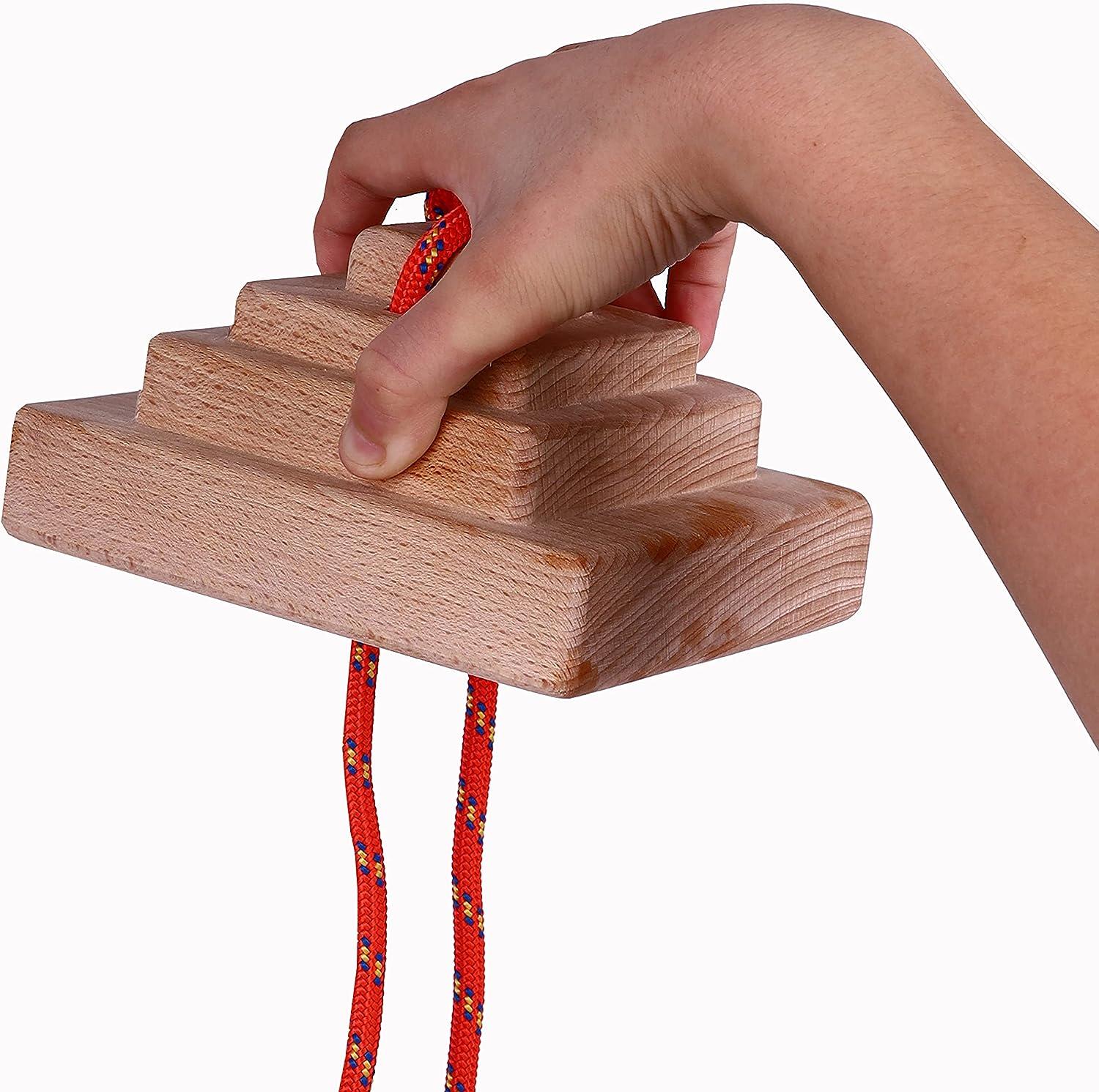 Rock Climbing Training Pinch Block - Two Stones Finger Grips with Edges ...