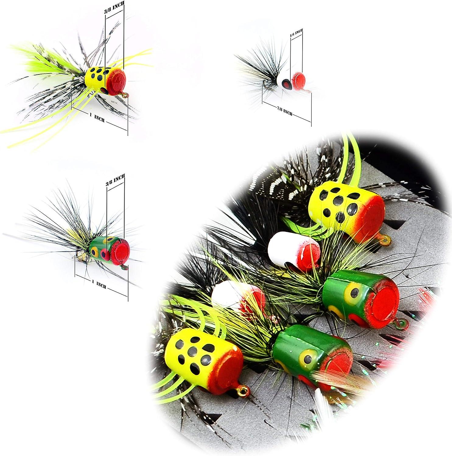 YAZHIDA Fly Fishing Flies Kit for Trout, Salmon, and Bass - Dry/Wet ...