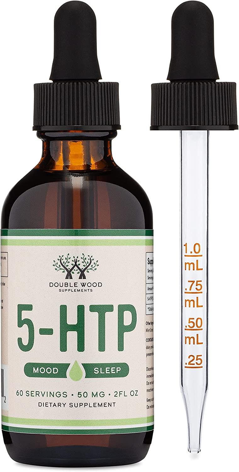 5-HTP Liquid Drops - Enhanced Absorption for Mood Support (60 Servings ...