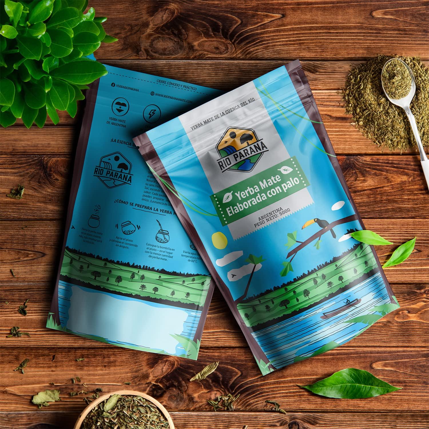 Rio Parana Elaborada Con Palo 0.5kg - Authentic Argentine Mate Tea with ...