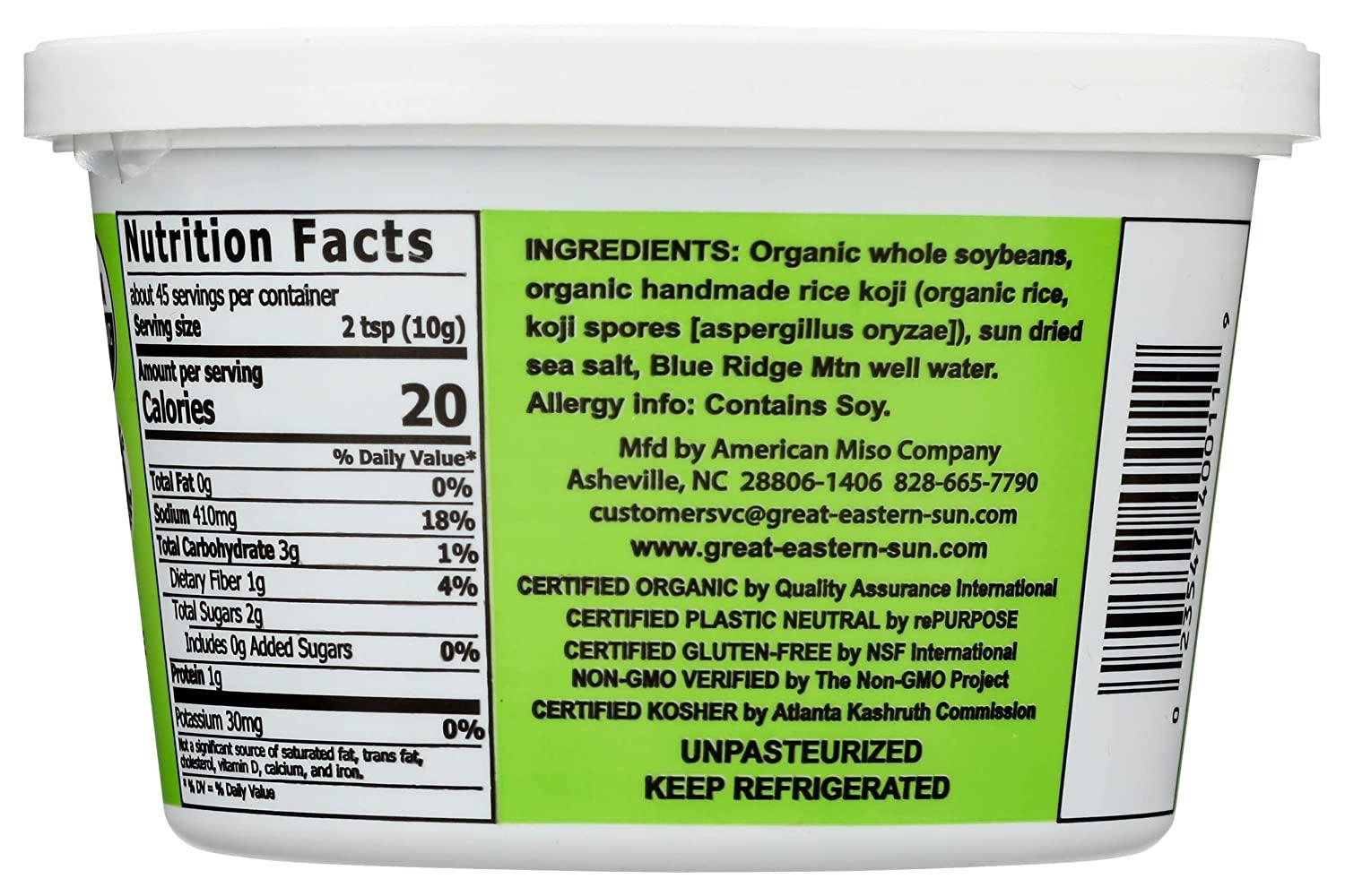 Miso Master Organic Traditional Red Miso Paste 16oz | Buy Now with ...