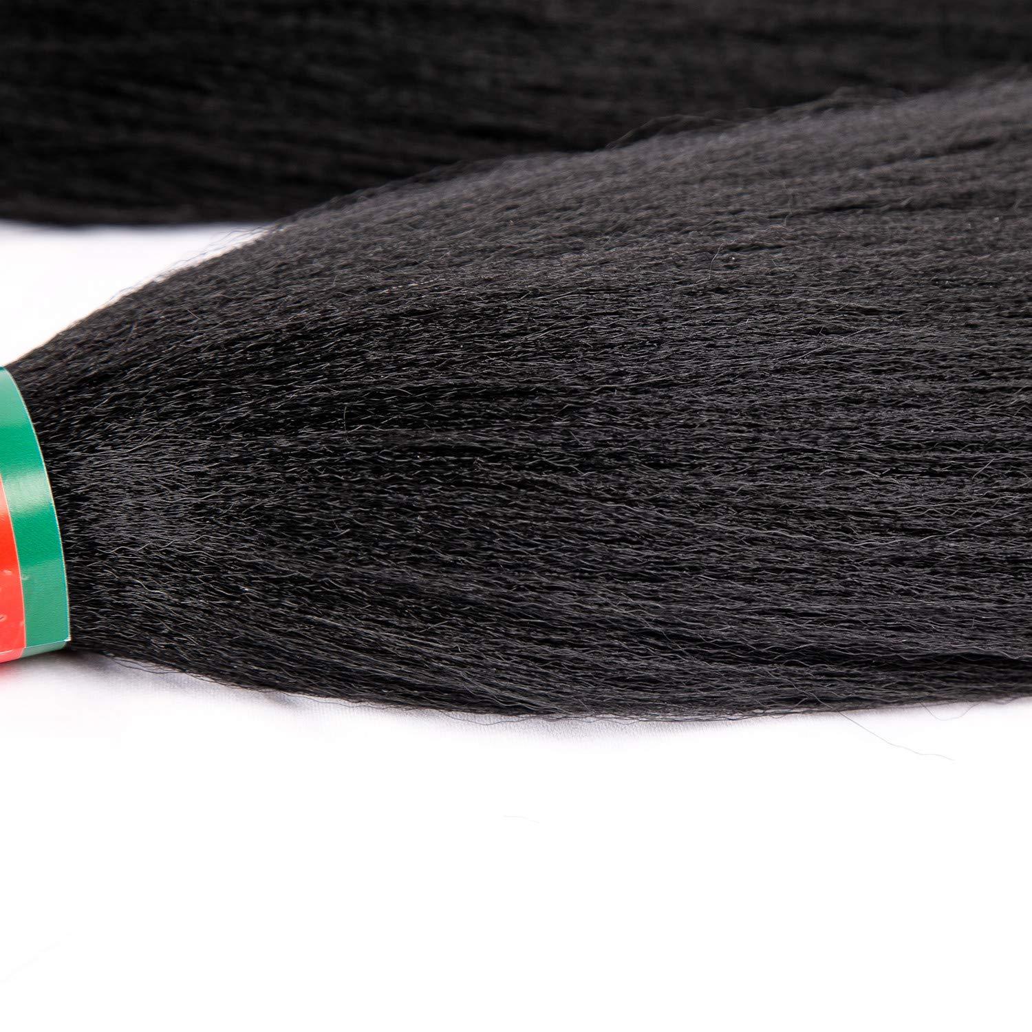 RUN SHUI Pre-Stretched Kanekalon Ombre Braiding Hair Extensions 24 ...