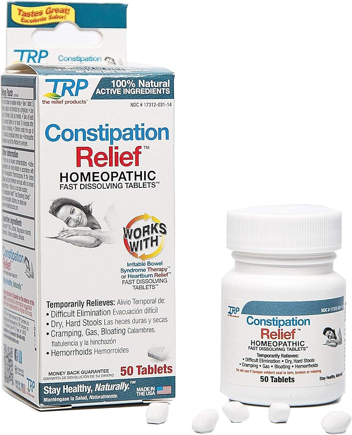 Constipation Relief: The Relief Products 50 Count - Fast-Acting Formula