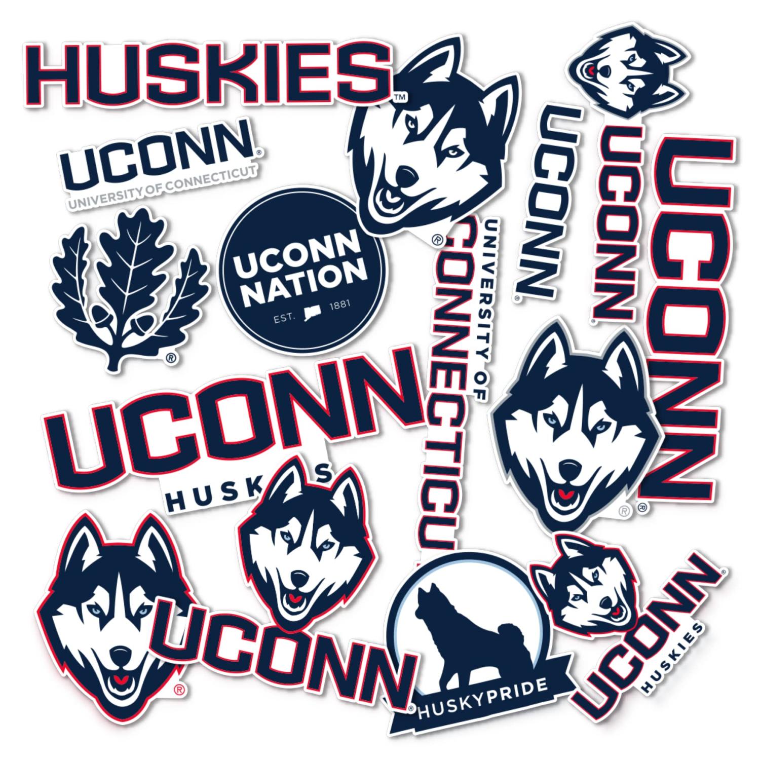 University of Connecticut Huskies UConn Vinyl Decal - Laptop, Water ...