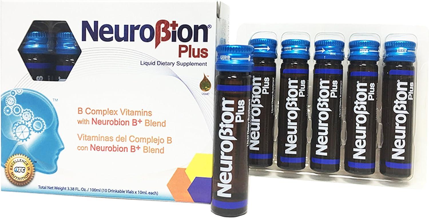 Neurobion Plus Liquid B Complex Dietary Supplement - 10 Vials | Buy Now ...