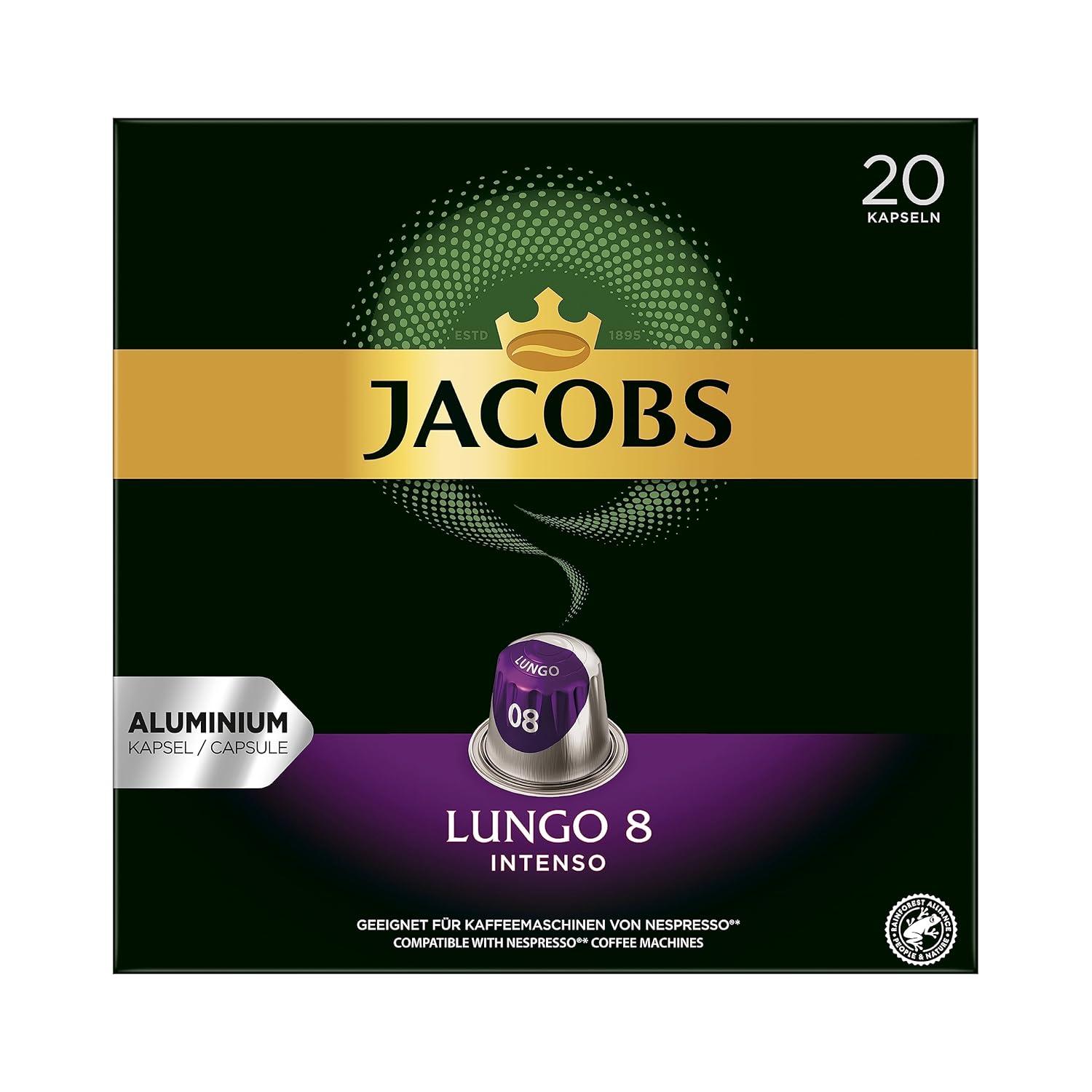 Jacobs 120 Nespresso Compatible Coffee Capsules - 6 Varieties in ...
