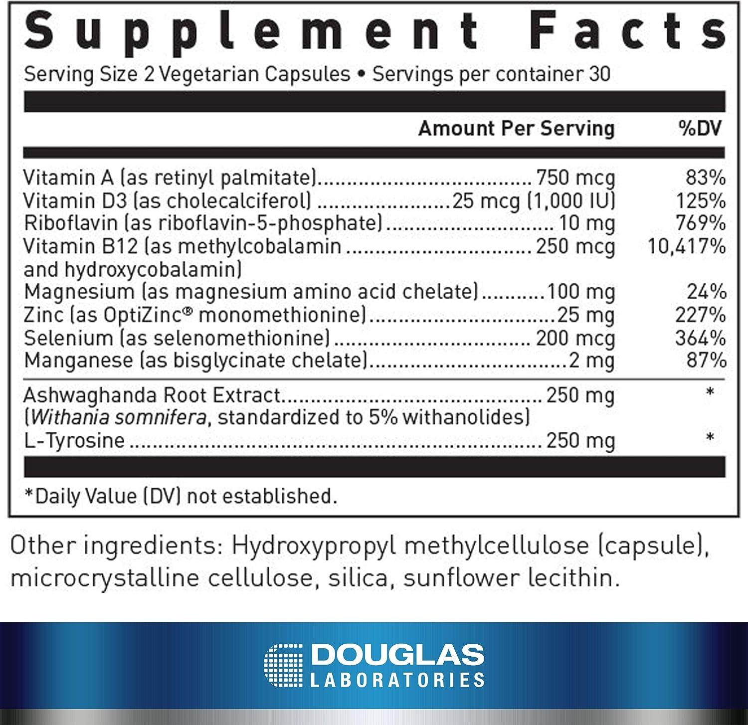Douglas Laboratories Thyro-Essentials 60 Capsules - Support Thyroid ...