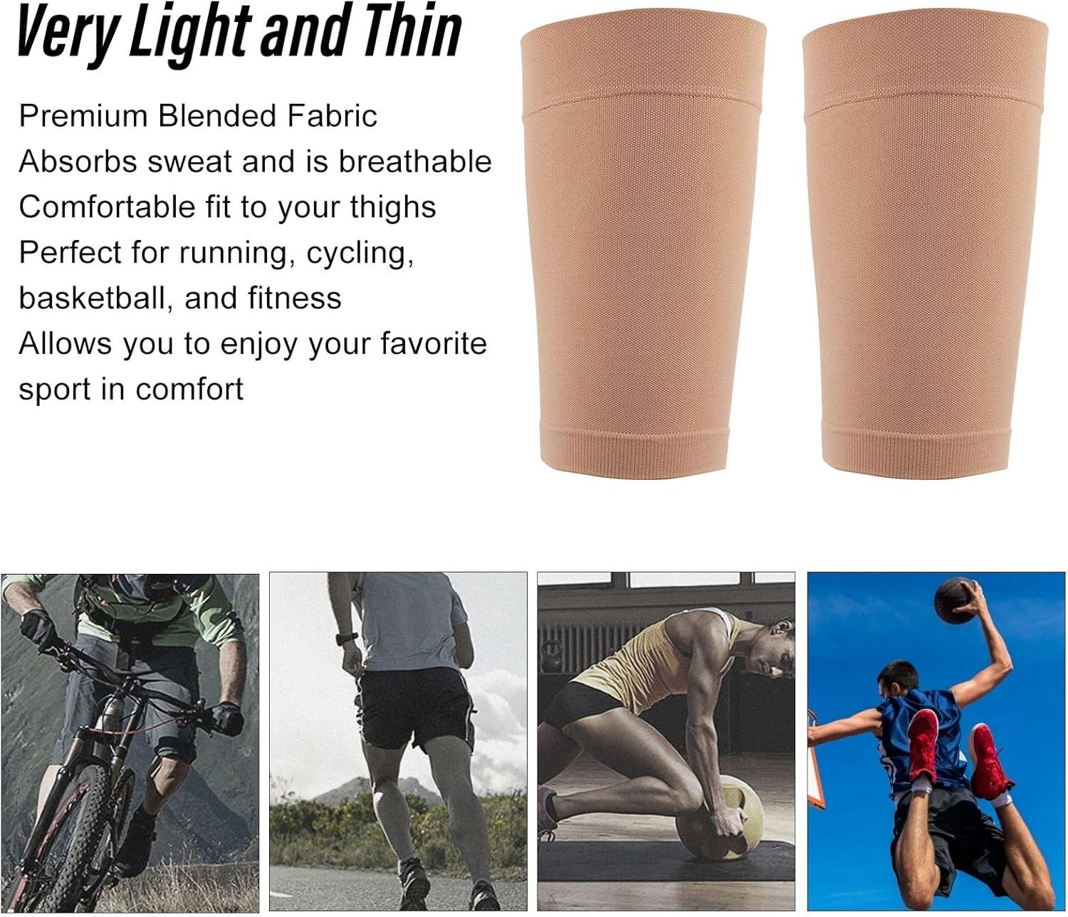 Thigh Compression Cuffs for Couples - Unisex Knee-Hinge Bandage for Quad Pain Relief - XL Thigh ...