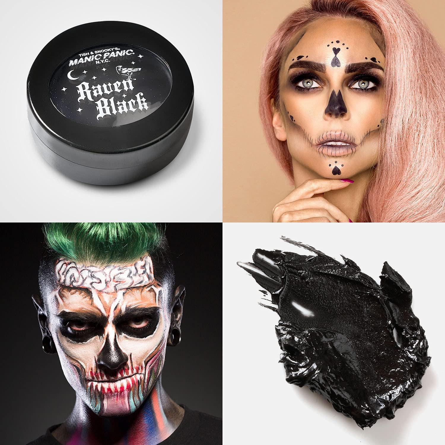 manic panic goth makeup