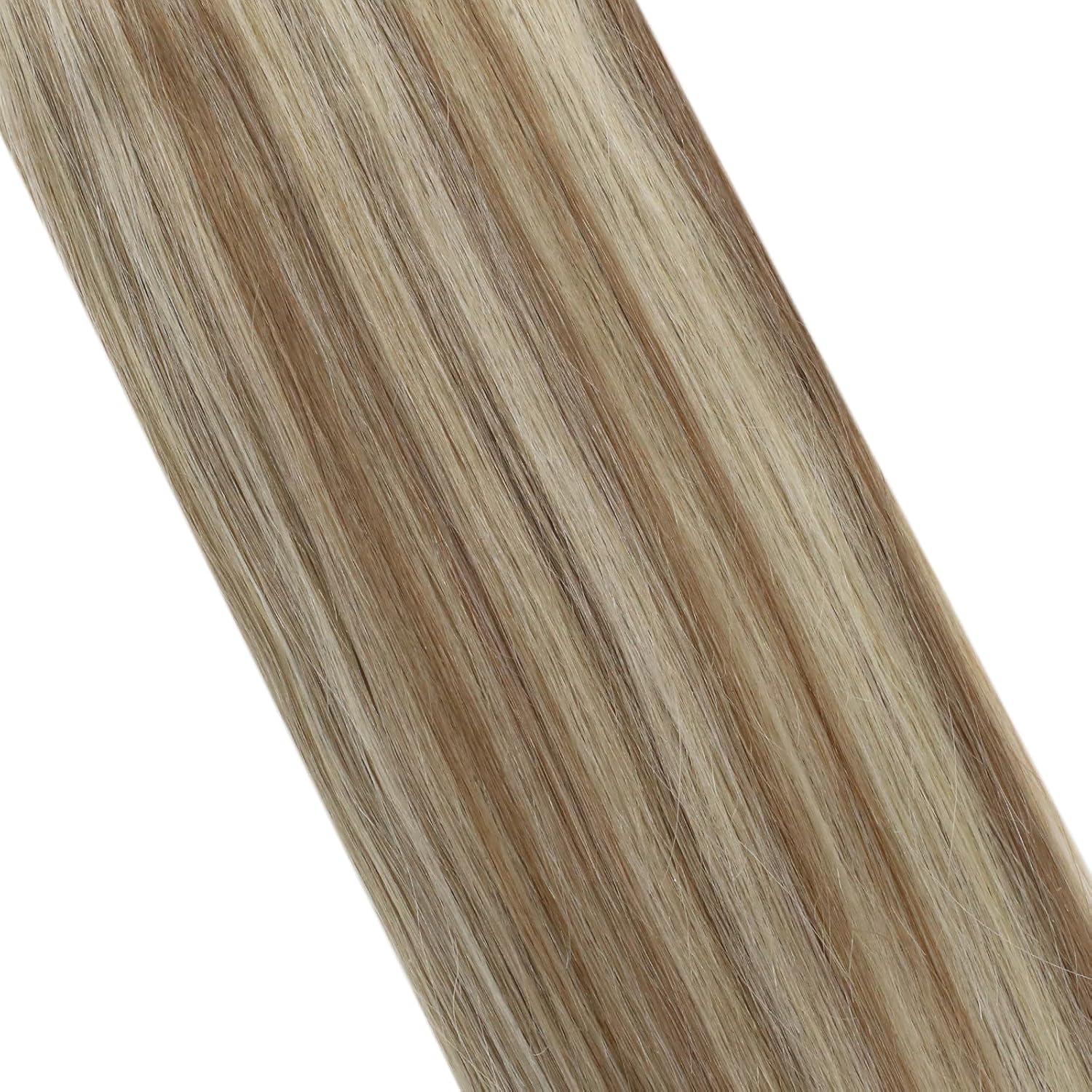 Moresoo Real Hair U-Tip Extensions 55cm - Remy Keratin Bonding Pre ...