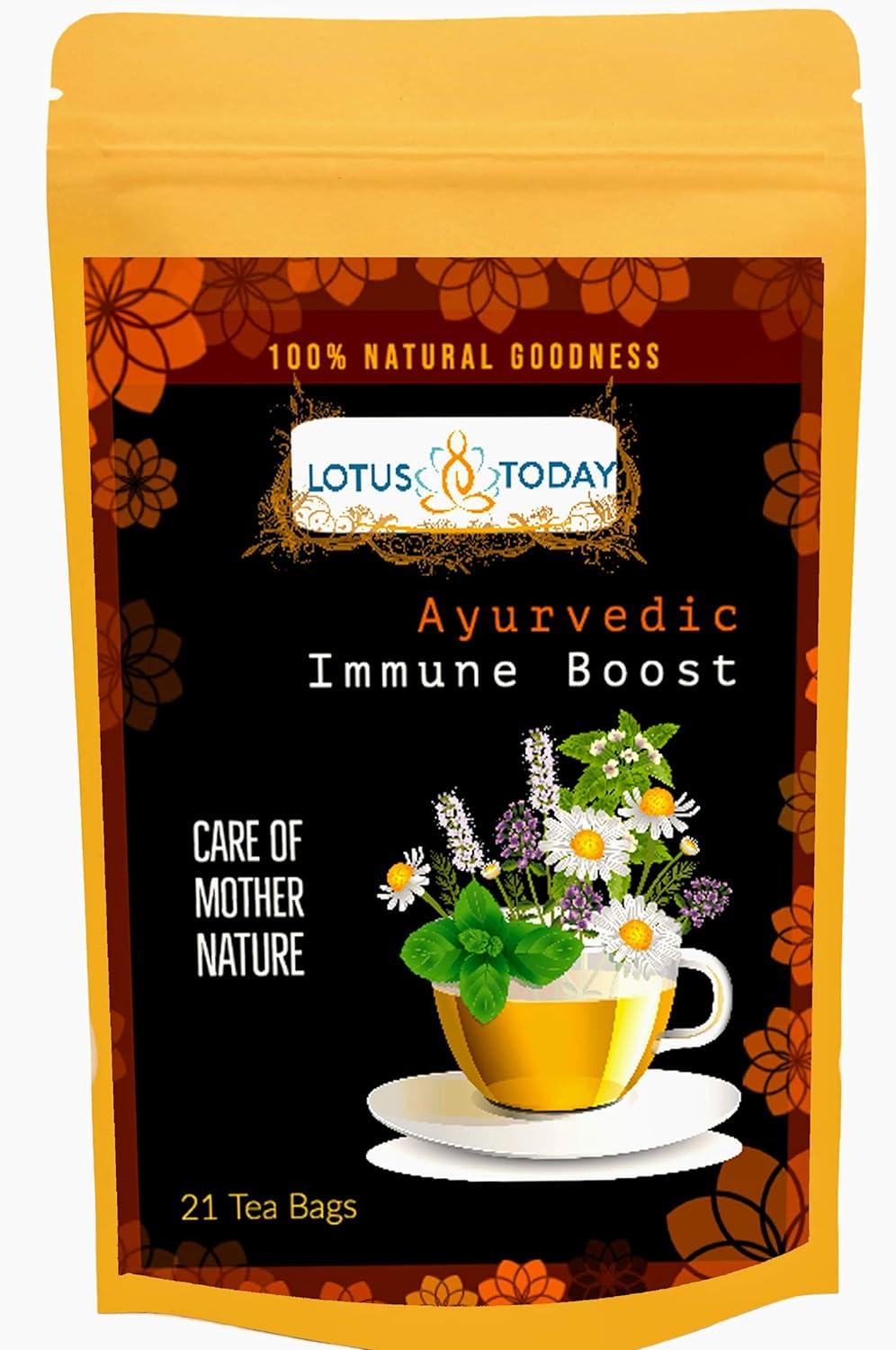 Immune System support Tea Herbal tea with 18 Herbs and spices Ayurvedic ...