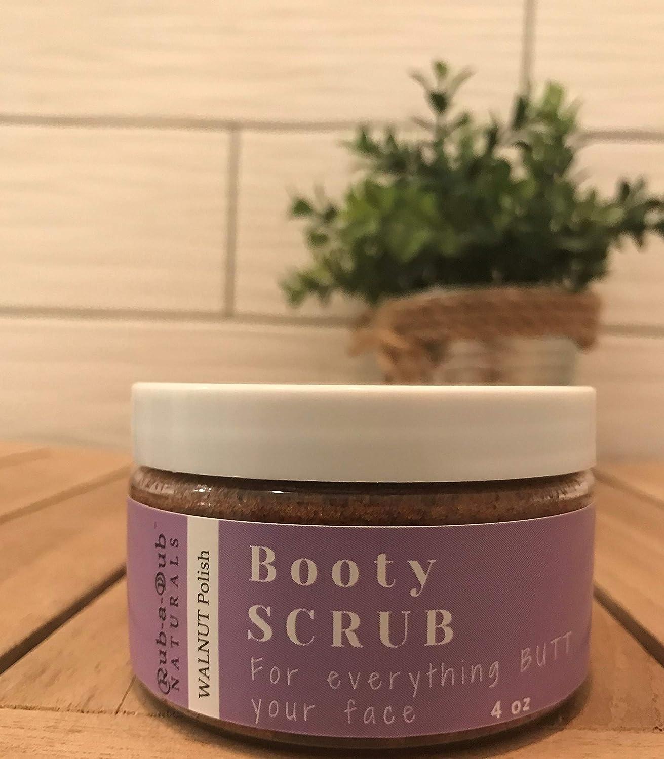 Rub-a-Dub Naturals Premium Walnut Body Scrub - Exfoliating Butt Scrub ...