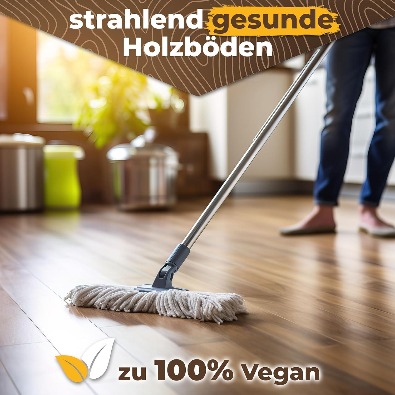 Qindoo Parquet Cleaner | 1L Wood Soap for Wooden Floor Care ...