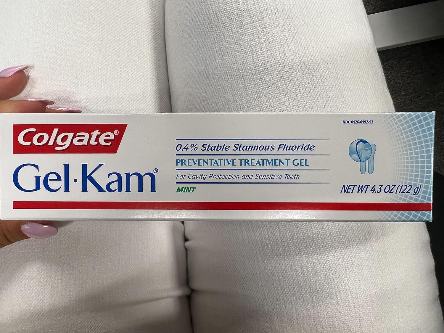 GEL-KAM Fluoride Gel Fruit/Berry 4.3oz - 3 Pack | Dental Care - Prevent ...