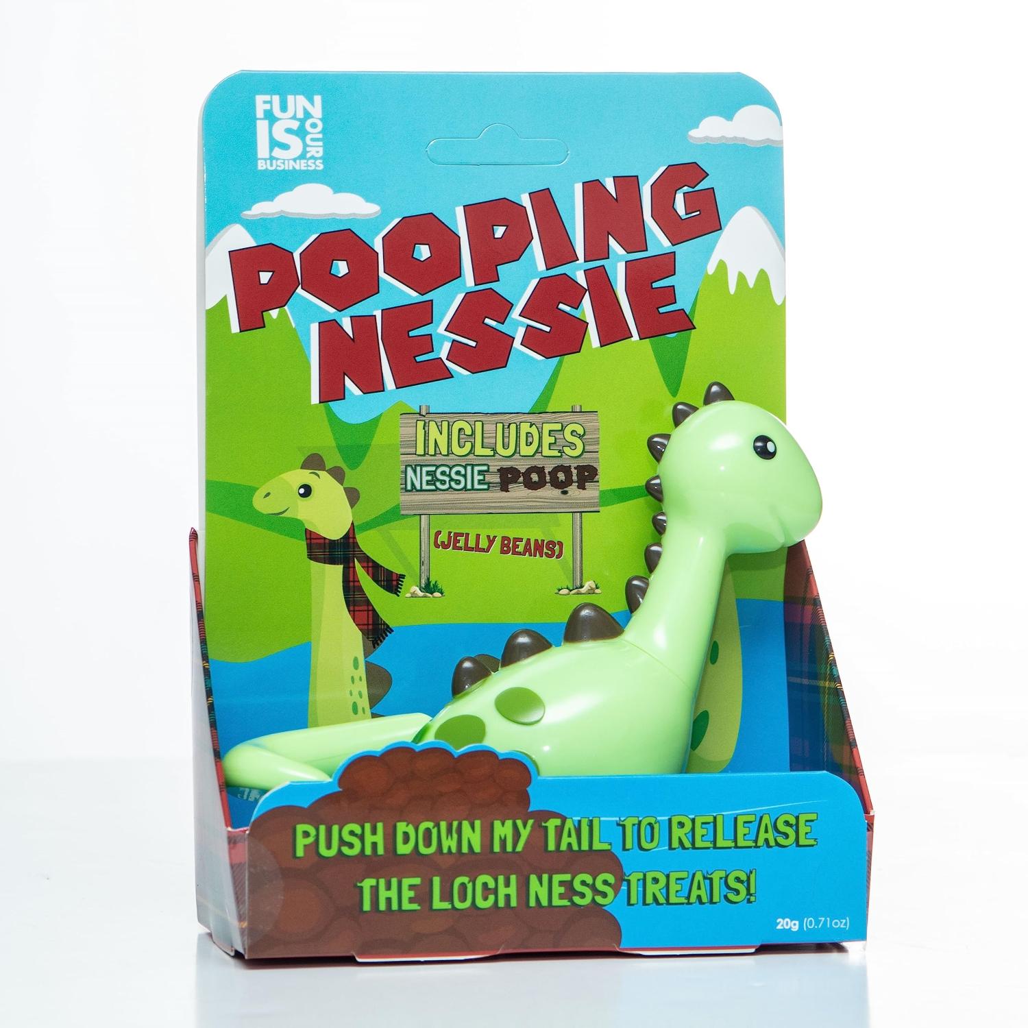 Boxer Gifts Pooping Nessie Jellybean Poop Toy - Fun Loch Ness Monster ...