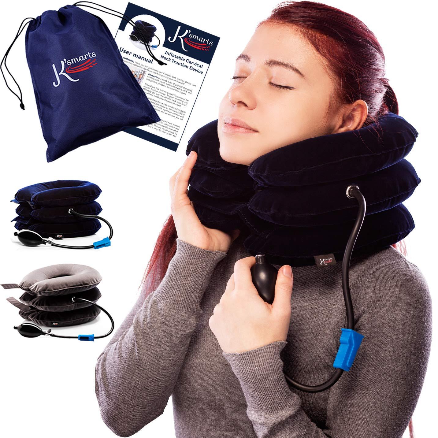 Pinched Nerve Neck Stretcher & Cervical Traction Device for Home Pain ...