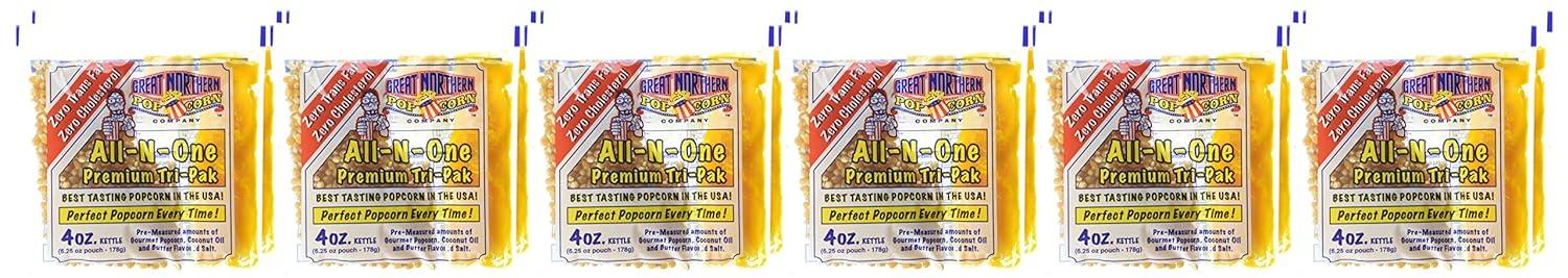Great Northern Popcorn 4 Ounce Premium Popcorn Portion Packs - Case of ...