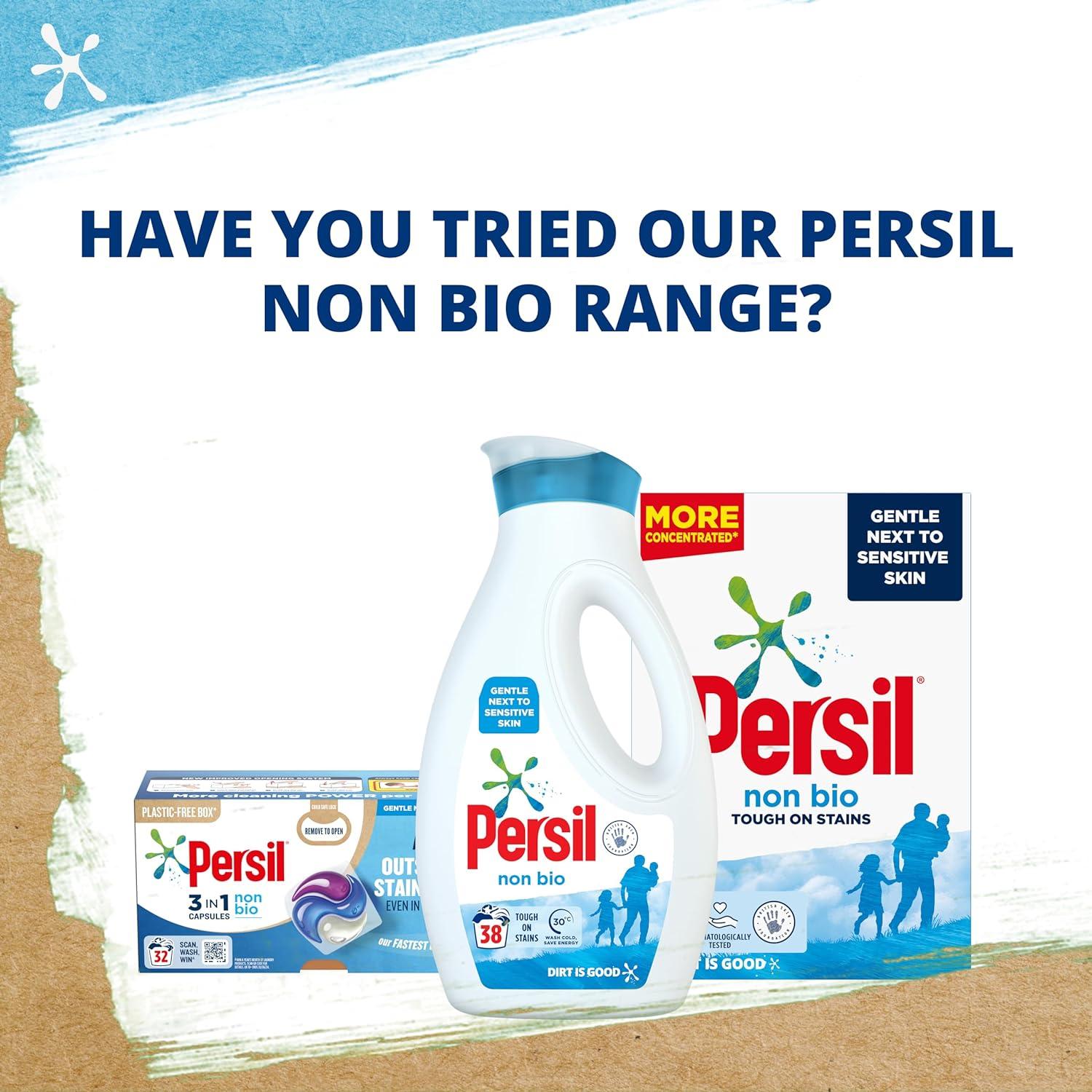 Persil 3 in 1 Non Bio Washing Capsules - Gentle on Sensitive Skin - Eco ...