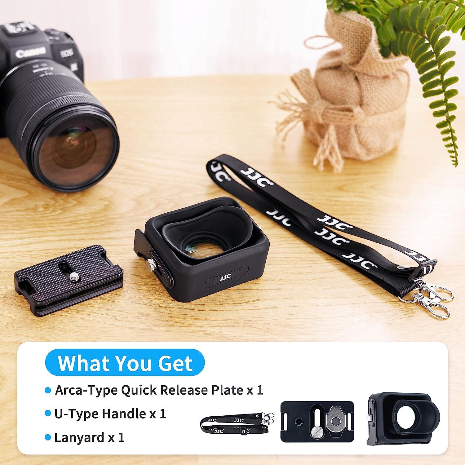 JJC Collapsible Camera LCD Viewfinder 3X Magnifier Sunshade Hood with ...