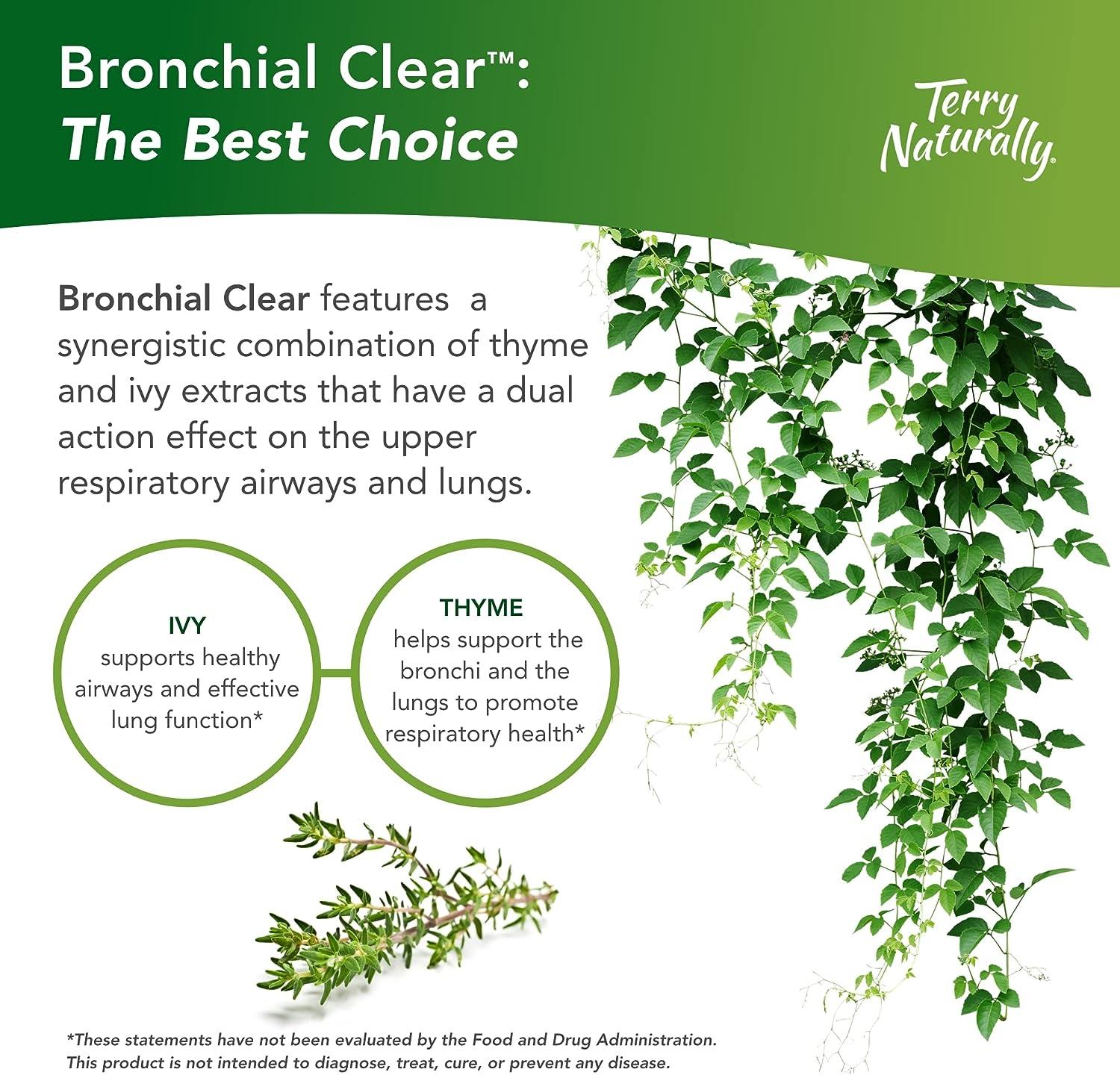 Terry Naturally Bronchial Clear Tablets - Lung & Respiratory Support ...