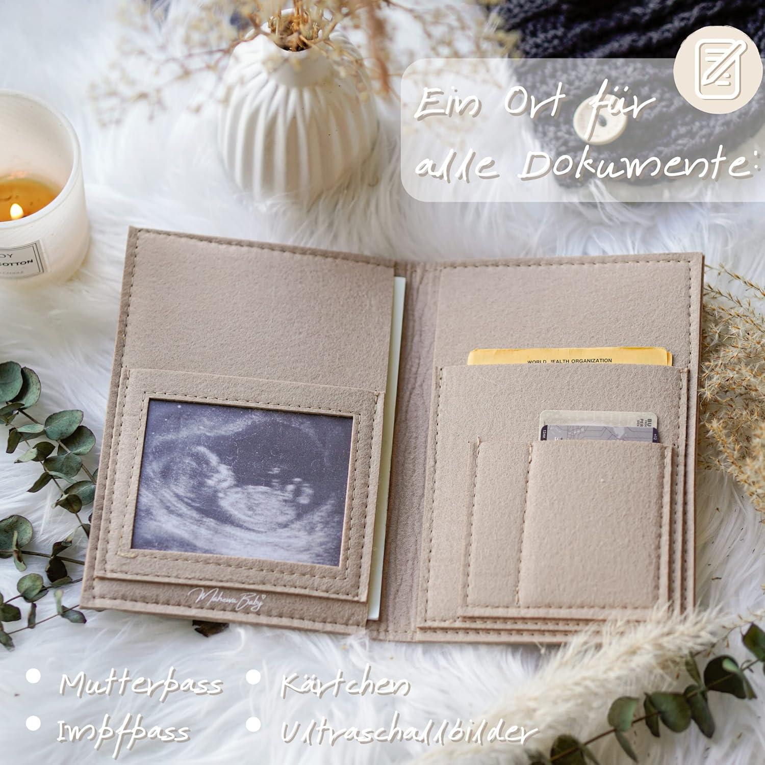 MAHEWA Premium Handmade Beige Mother Pass Cover | Felt Fabric ...