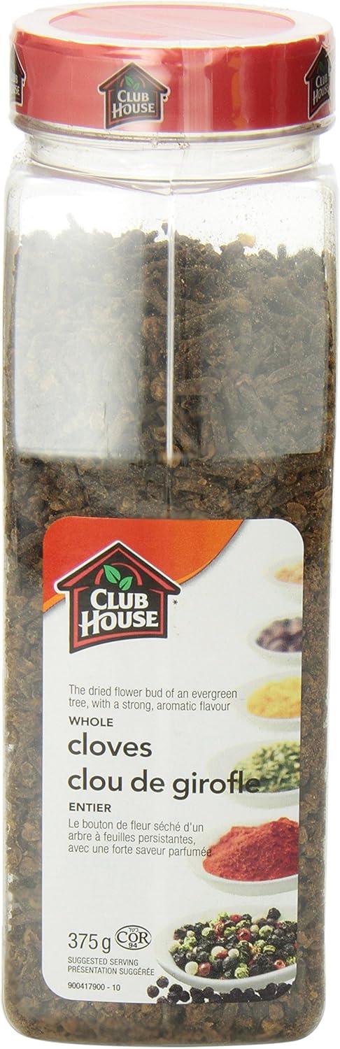 Club House Quality Natural Herbs and Spices Whole Cloves 375g 375 g ...
