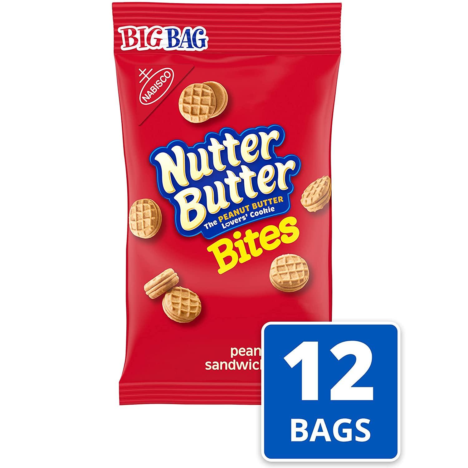 Nutter Butter Bites Peanut Butter Sandwich Cookies - 12 Pack | Buy Now ...