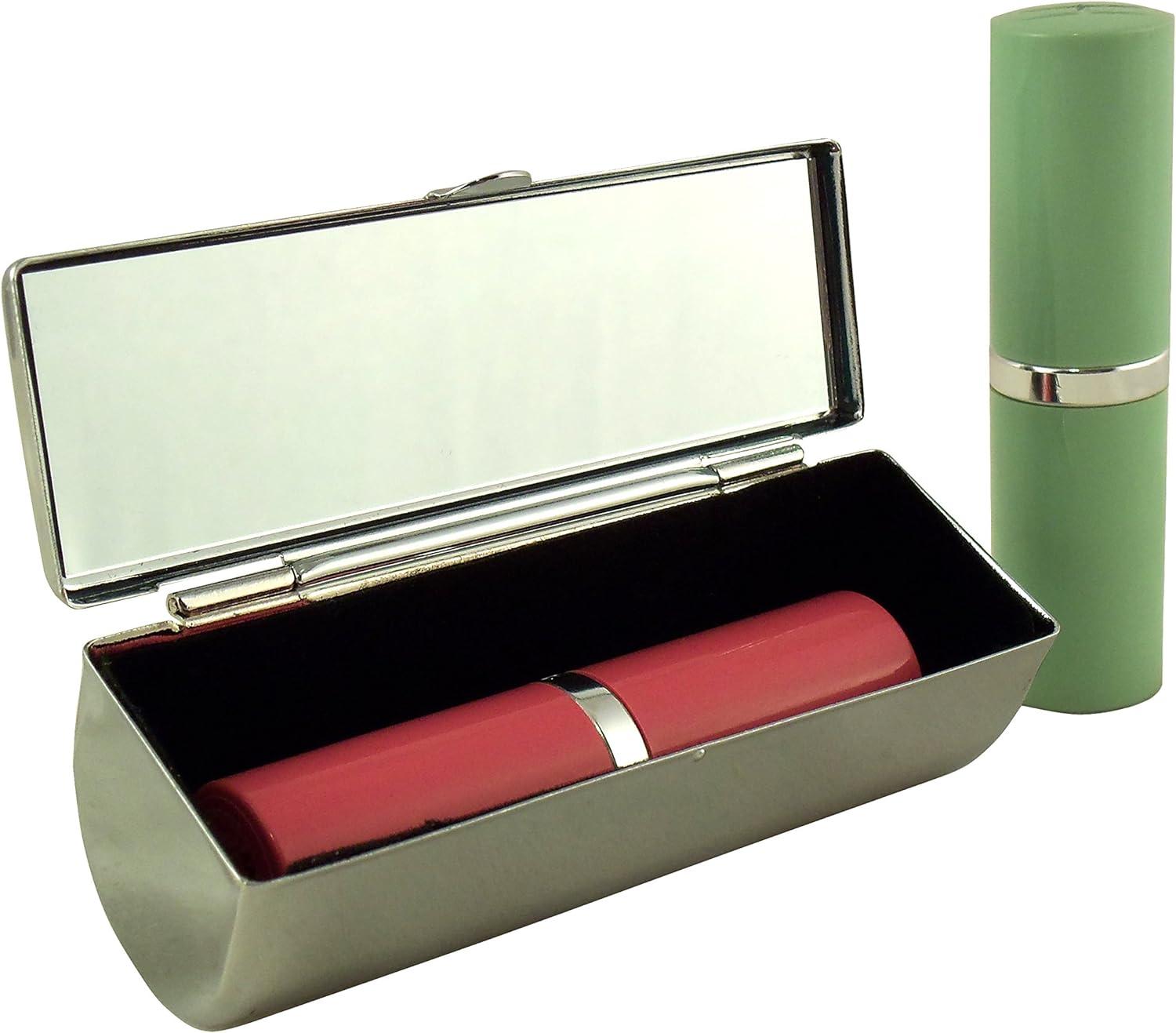 Houder Designer Lipstick Case with Mirror for Purse - Velvet Lined ...
