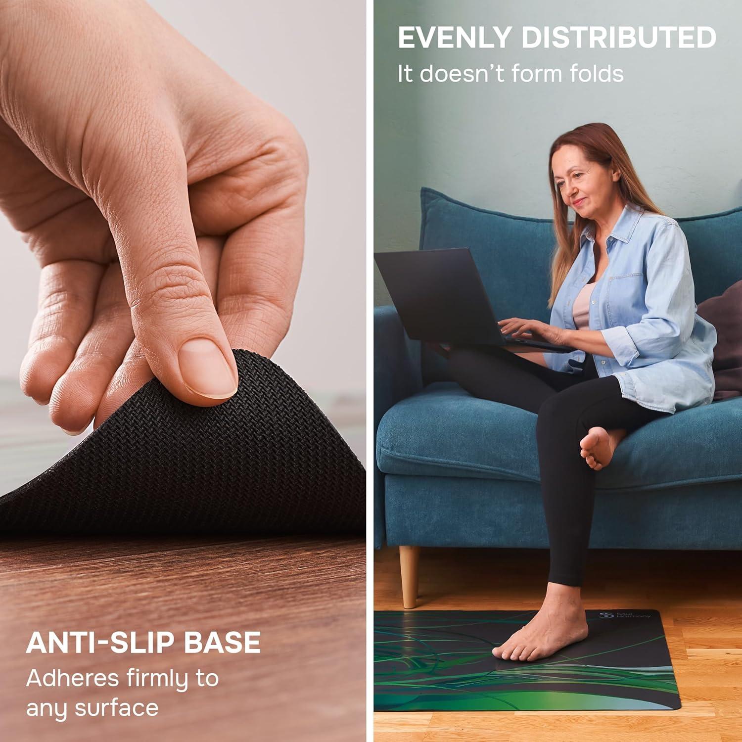 SoulHarmony Grounding Mat - 60 x 80 cm | Premium Grounding Mat for Feet ...