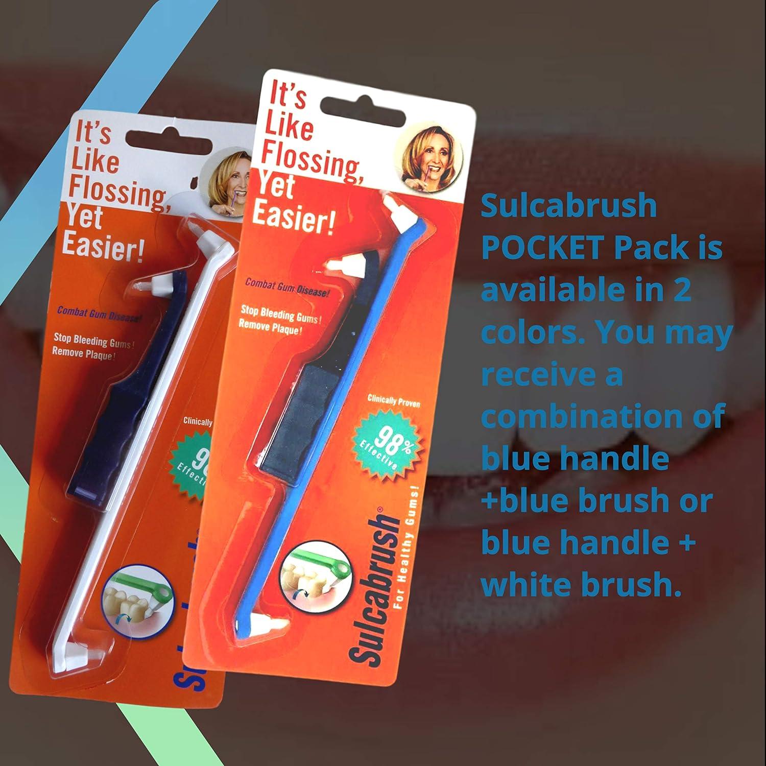 Sulcabrush Pocket Pack - Dental Care Kit for Effortless Oral Health ...