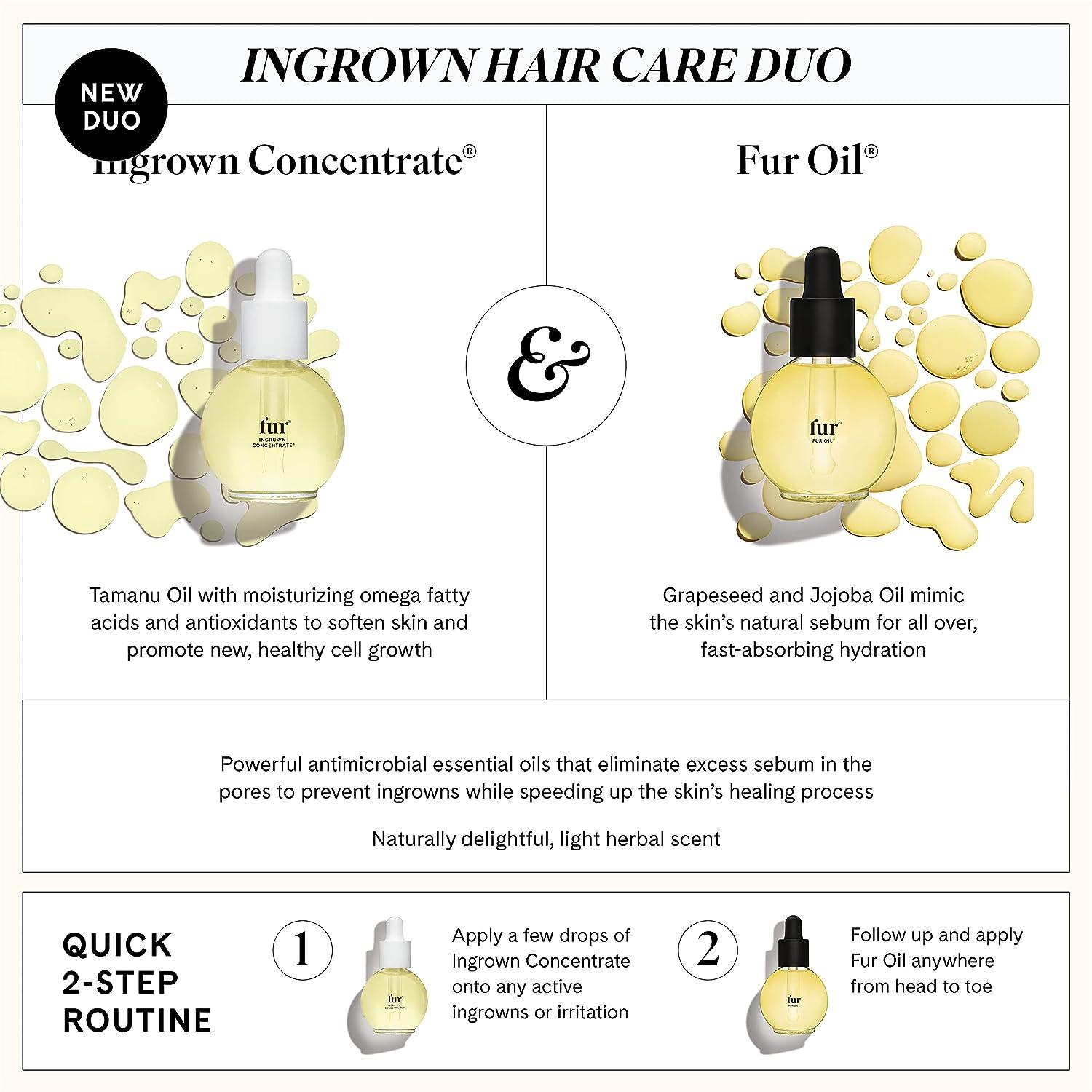 Fur Ingrown Hair Care Duo - Preventative Treatment with Fur Oil ...