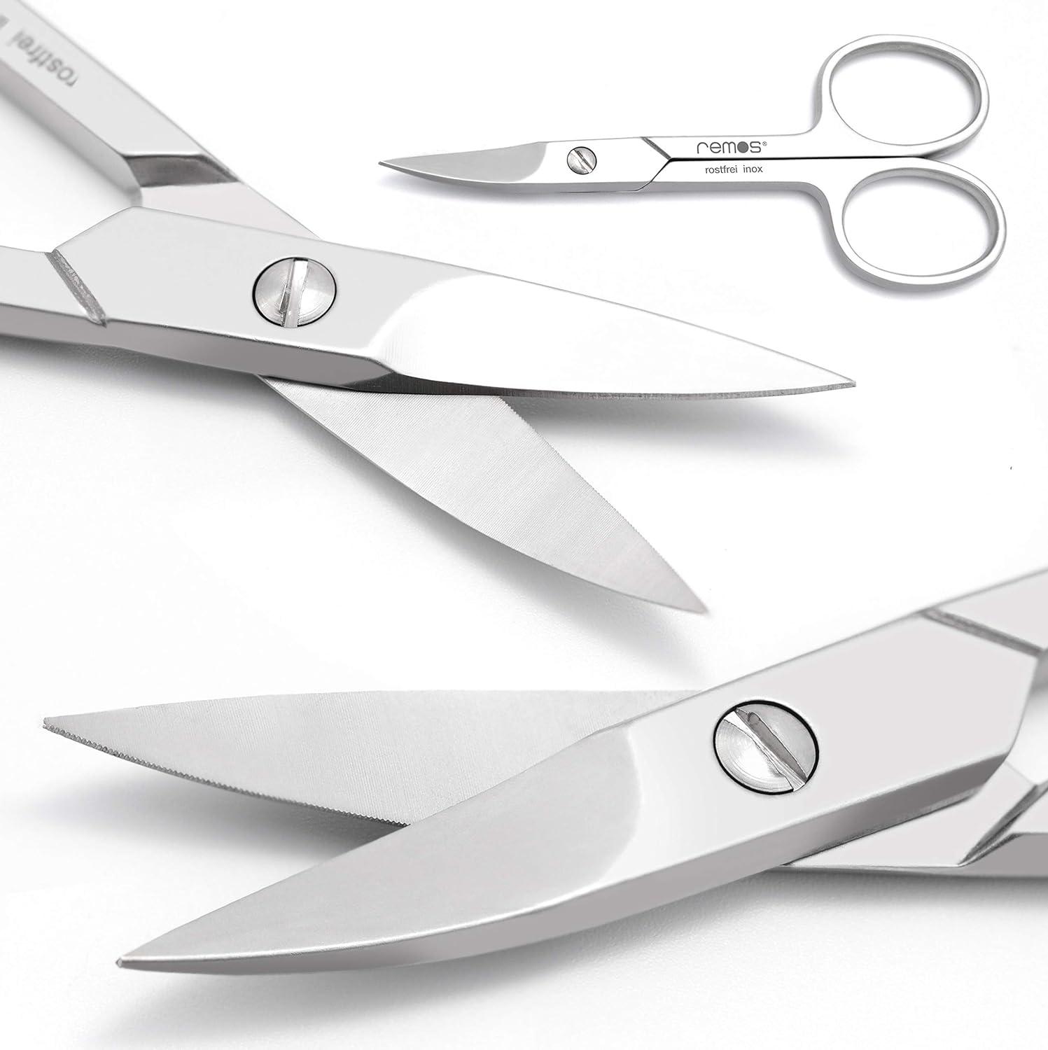 REMOS Stainless INOX Toenail Scissors 10.5cm - Precise Toenail Cutting ...