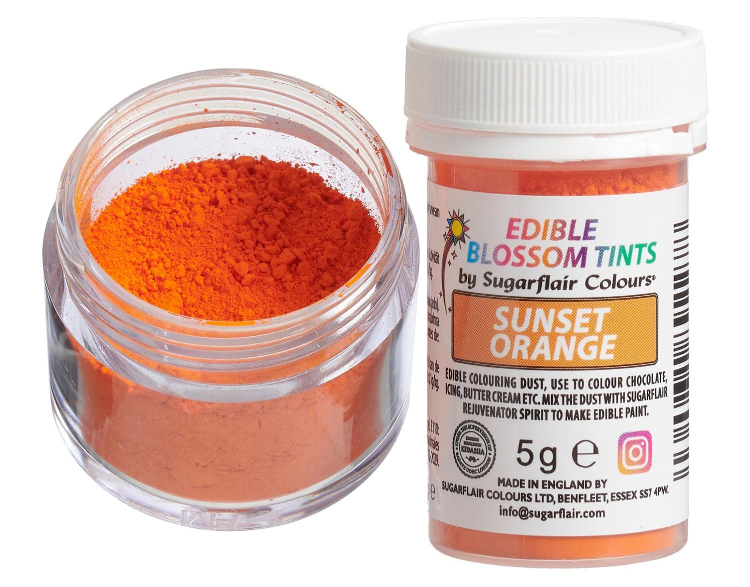 Sugarflair Sunset Orange Food Colouring Powder - 5g | Ideal for Cake ...