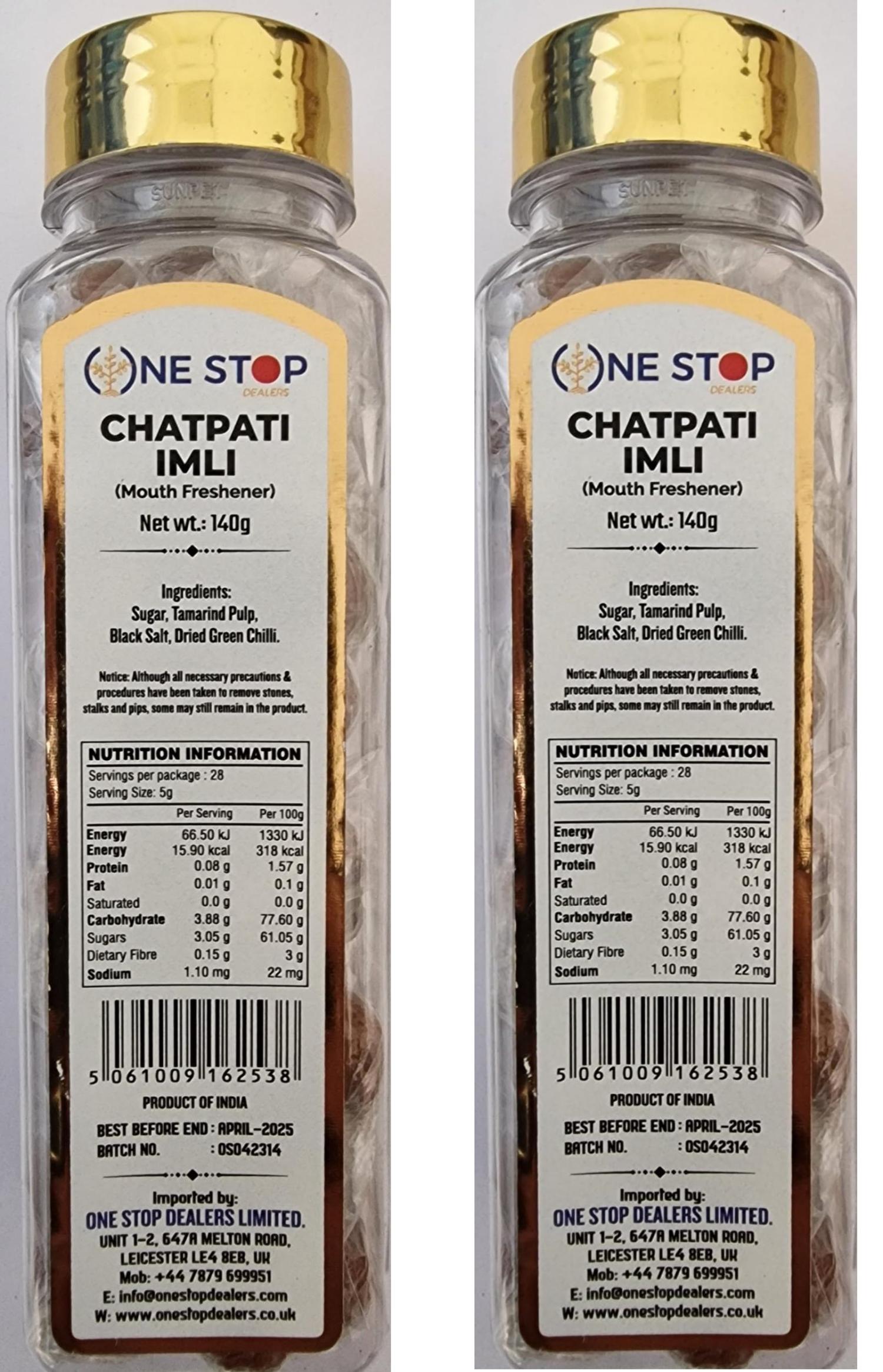 One Stop Dealers Chatpati Imli Goli (140 gram) - Delicious Digestive ...