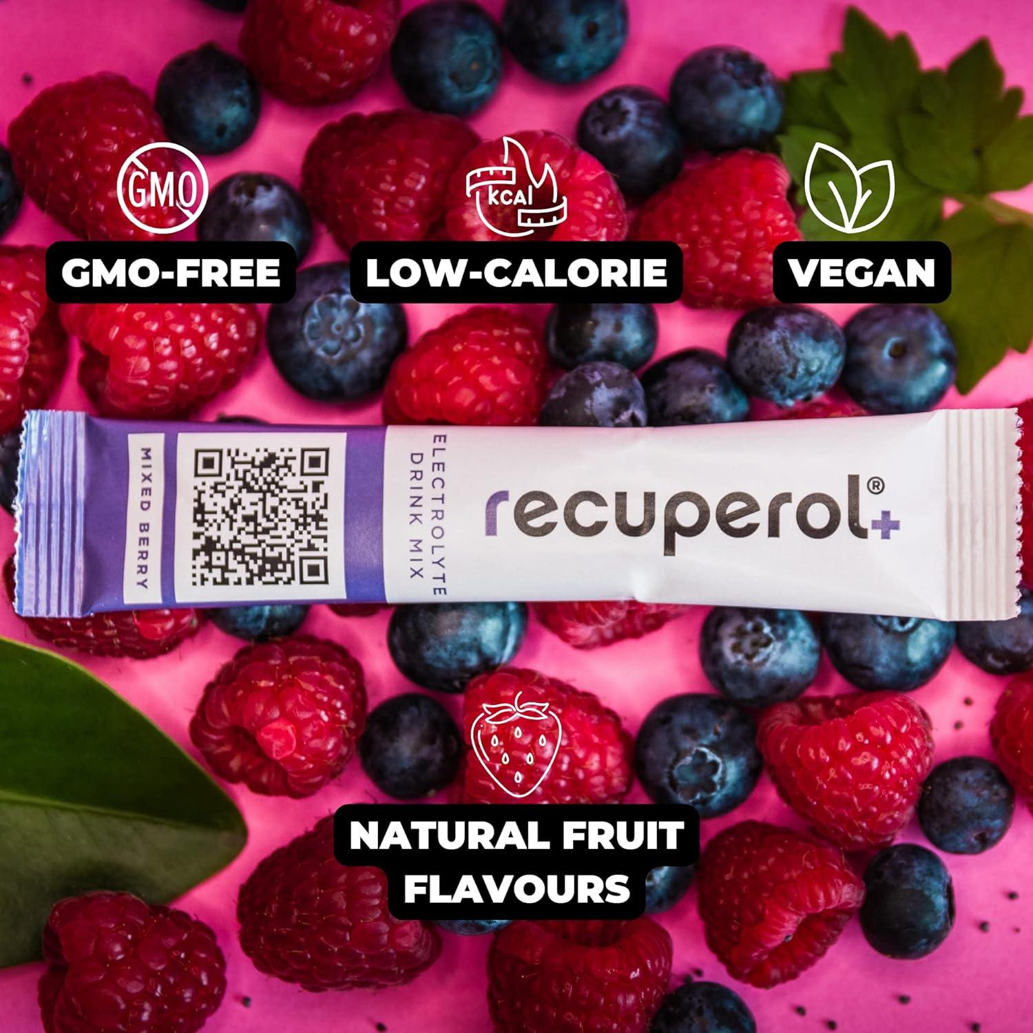 Recuperol Electrolyte Powder Supplement for Dehydration - 20 Sachets ...