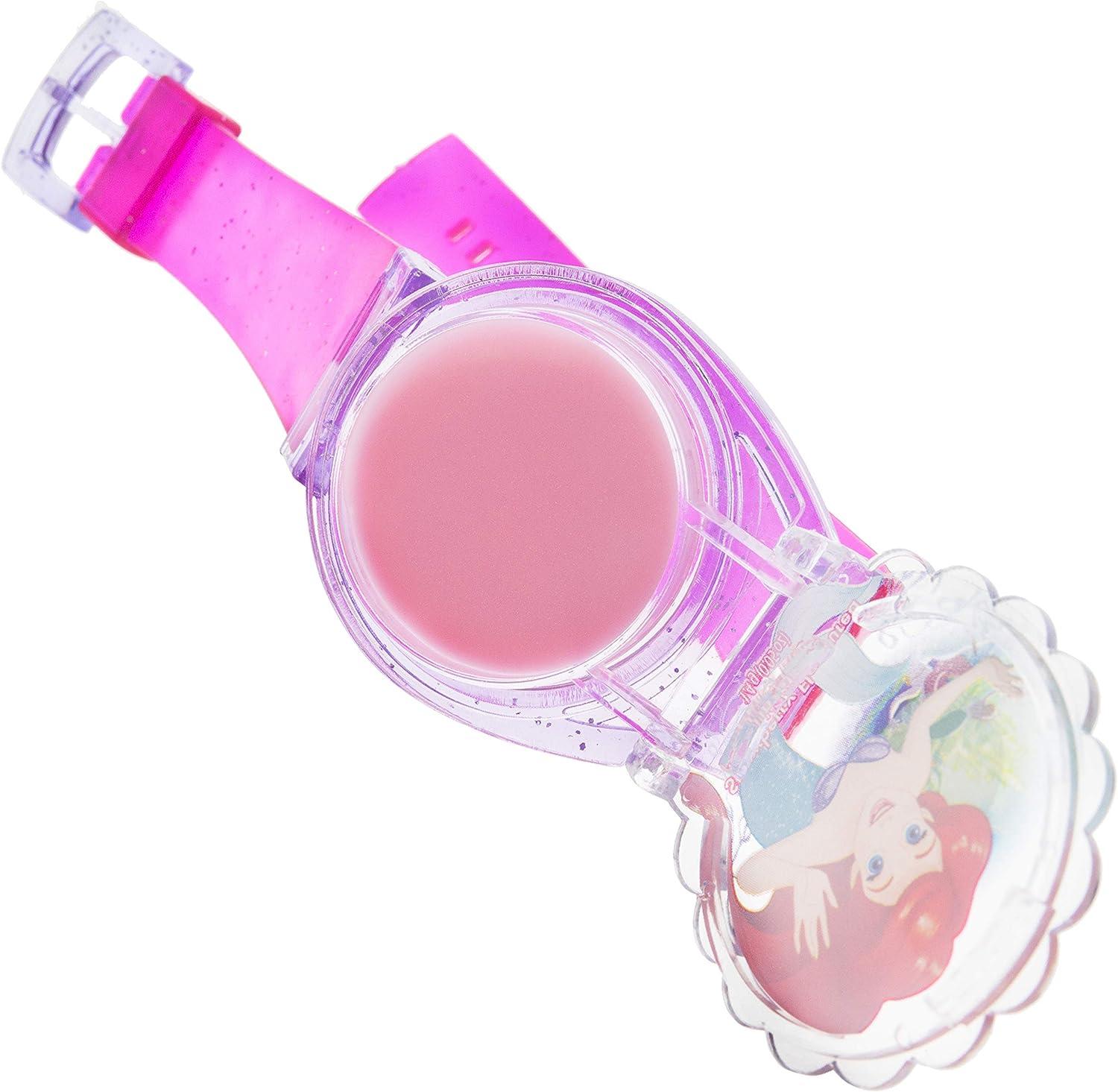 Disney Princess Sparkle Lip Gloss Watch - Strawberry Flavored Lip Balm ...