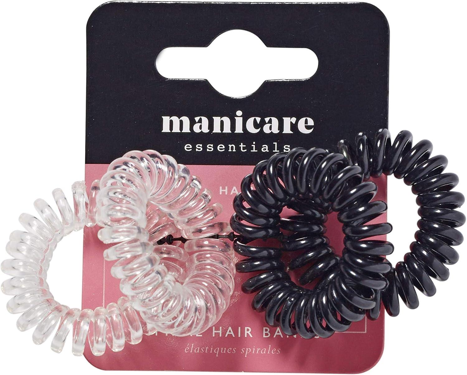 Manicare Spiral Hair Straps - 4-Pack | Perfect Hair Accessories for All ...