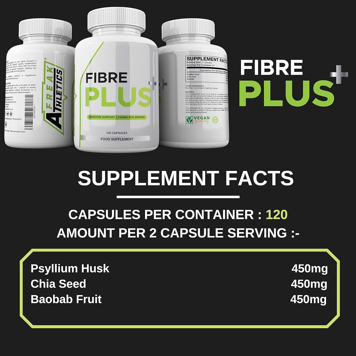 Fibre Plus by Freak Athletics - Premium Daily Fibre Supplement with ...