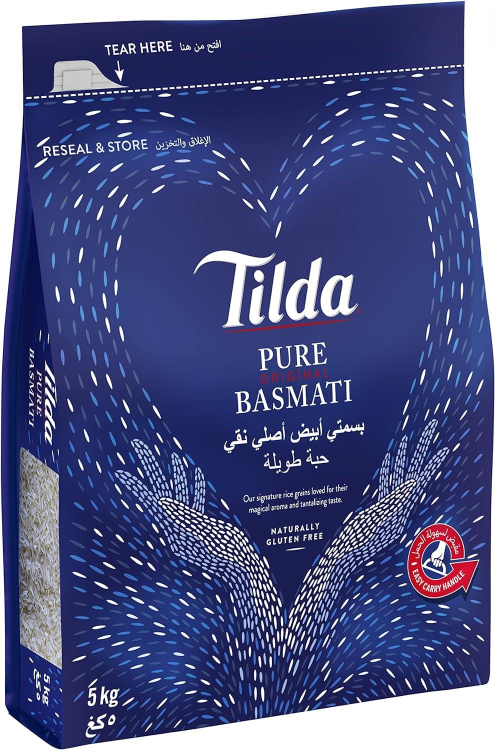Tilda Pure Basmati Rice 10kg - Premium Quality Long Grain Rice | Buy ...