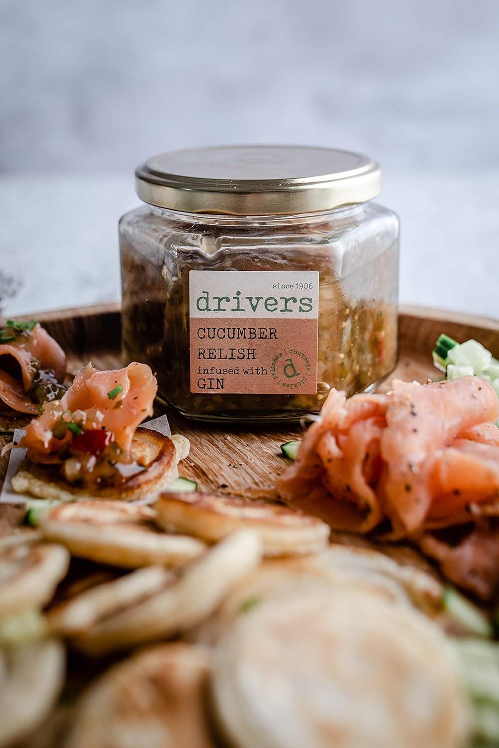 Driver's Pickle Cucumber Relish Infused with Gin 0.35 kg | Buy Now with Express International ...