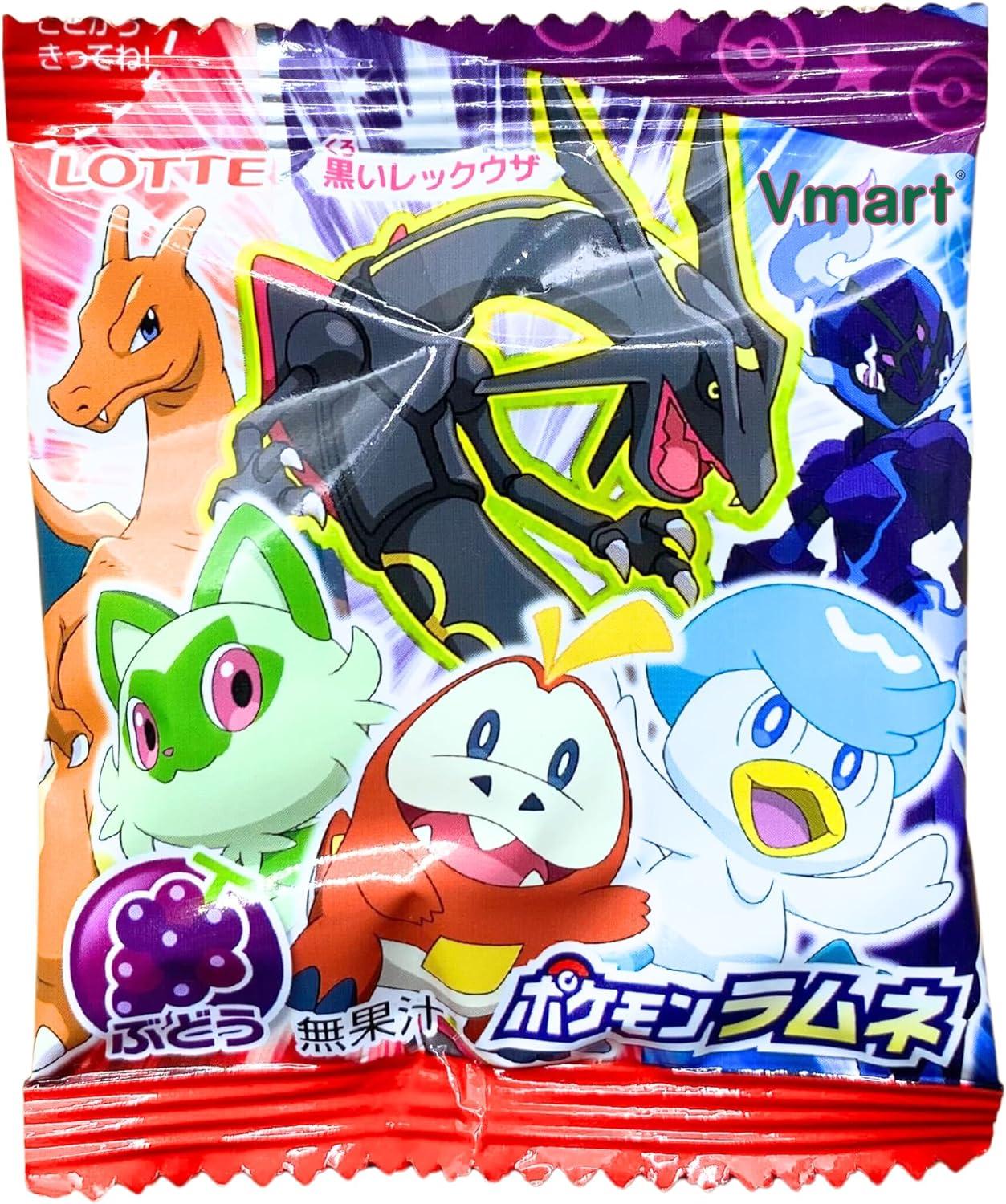 Lotte Pokemon Ramune Candy Set of 5 60g - Japanese Sweets Snacks ...