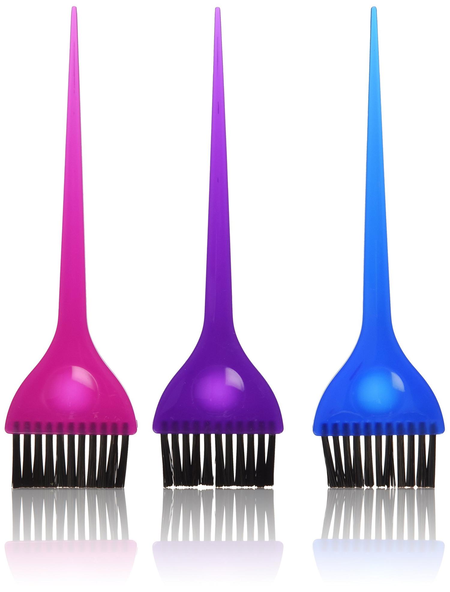 Soft 'N Style Translucent Dye Brush Set - 3 Piece, 2.6 oz (Pack of 4 ...