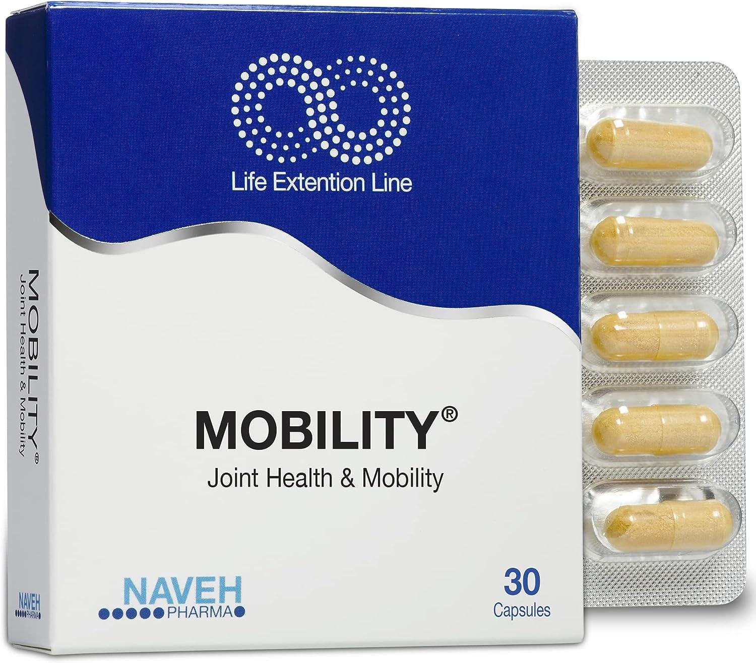 NAVEH PHARMA Mobility - Max Potency 10-in-1 Joint Supplement for Men ...