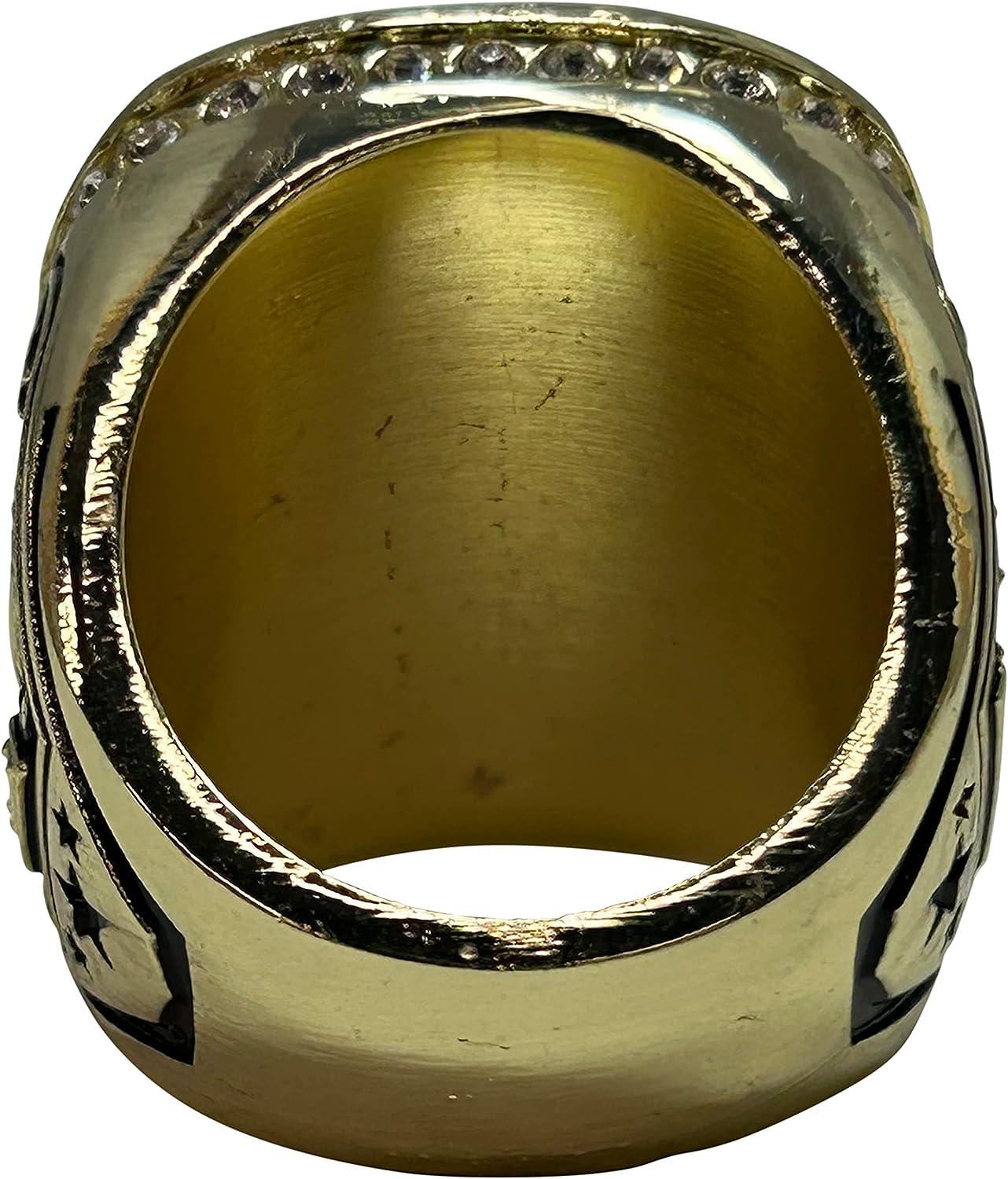 Express Medals Champion Baseball Trophy & Gold Championship Ring Set ...