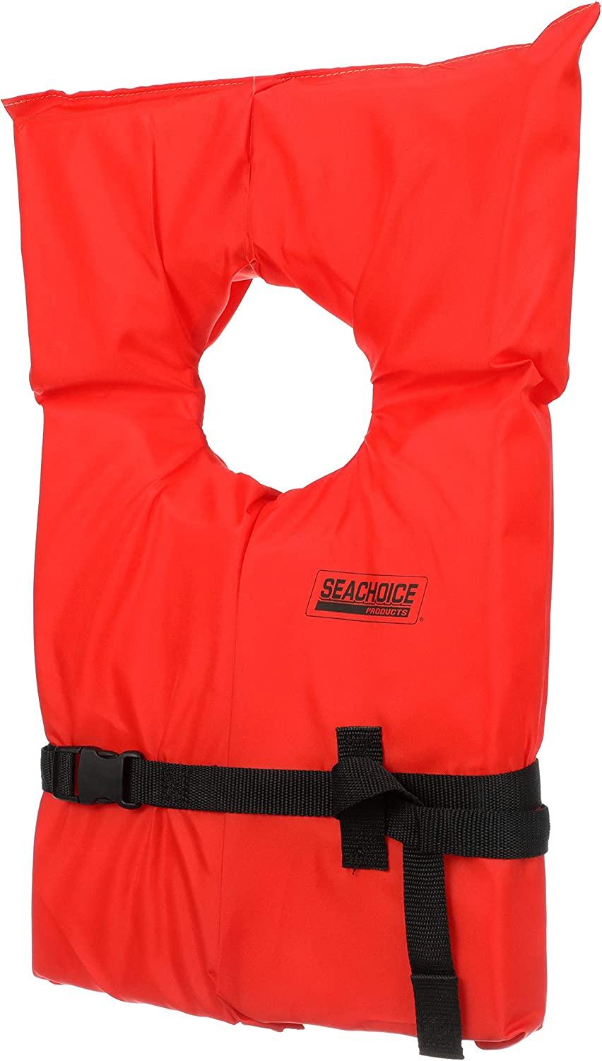 Seachoice Type II USCG Approved Adult Life Vest - Multiple Sizes ...