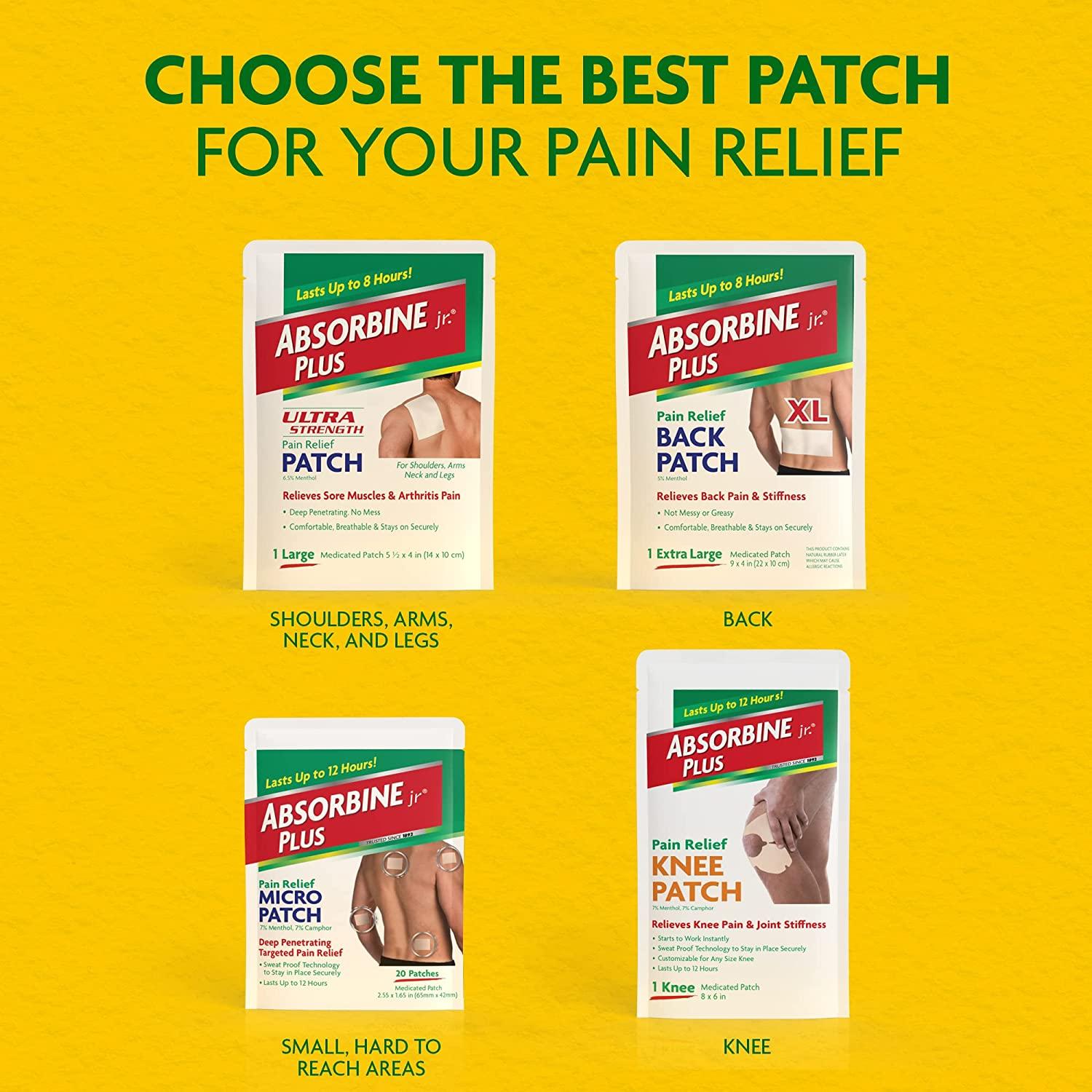 ABSORBINE JR. Micro Back, Arthritis, Neck, Foot, and Shoulder Pain ...